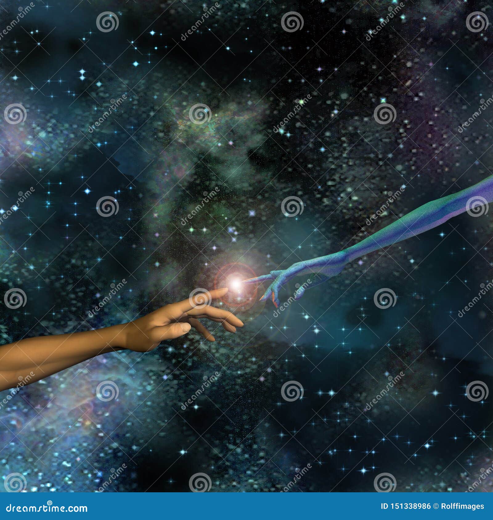 Alien Human Cartoon Composition Vector Illustration | CartoonDealer.com ...