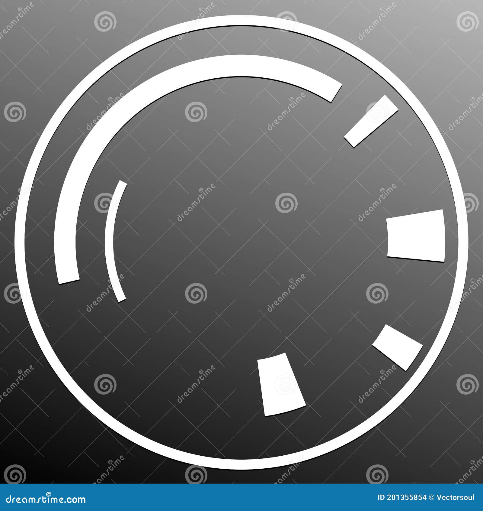 Sci-fi Concentric, Geometric Ring, Circle UI, GUI Design Element Vector ...