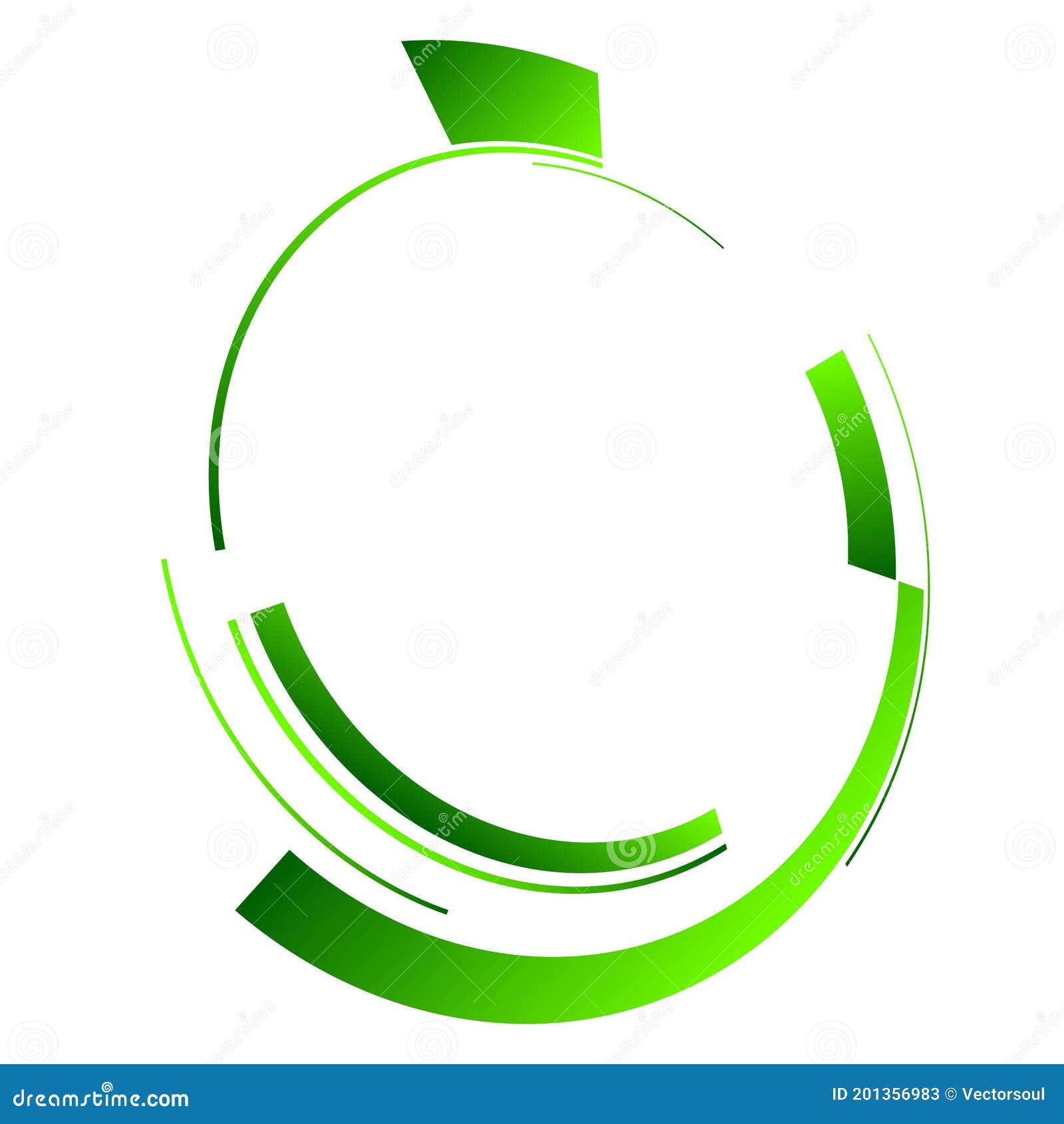 Sci-fi Concentric, Geometric Ring, Circle UI, GUI Design Element Vector ...