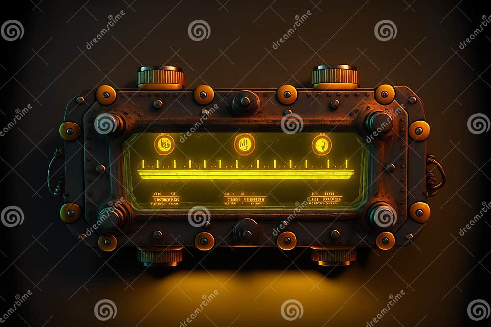 Sci-fi Deep Sea Aquatic Technology Energy Interface Mechanical Device ...