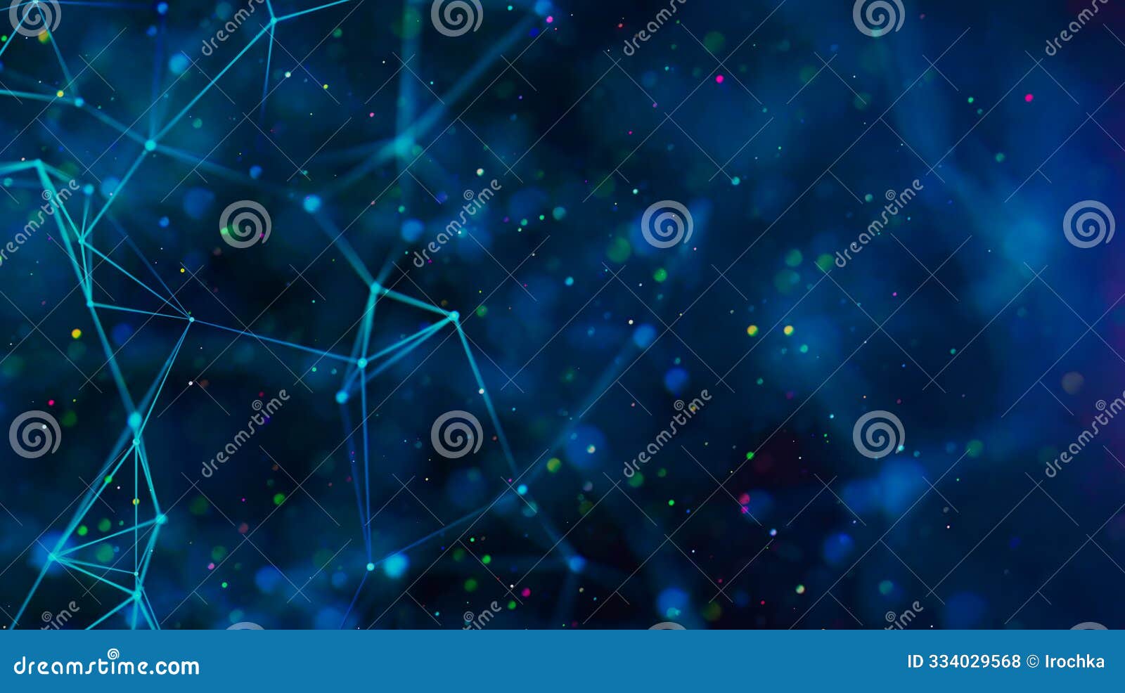 Sci-fi Digital Technology with Line Connect Network and Data Graphic ...