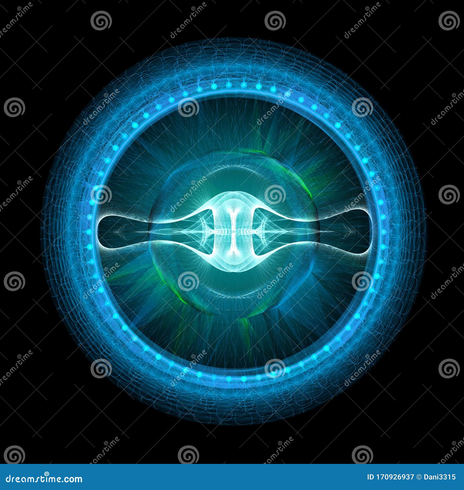 Sci-Fi Element for Spaceship Technology Stock Illustration ...