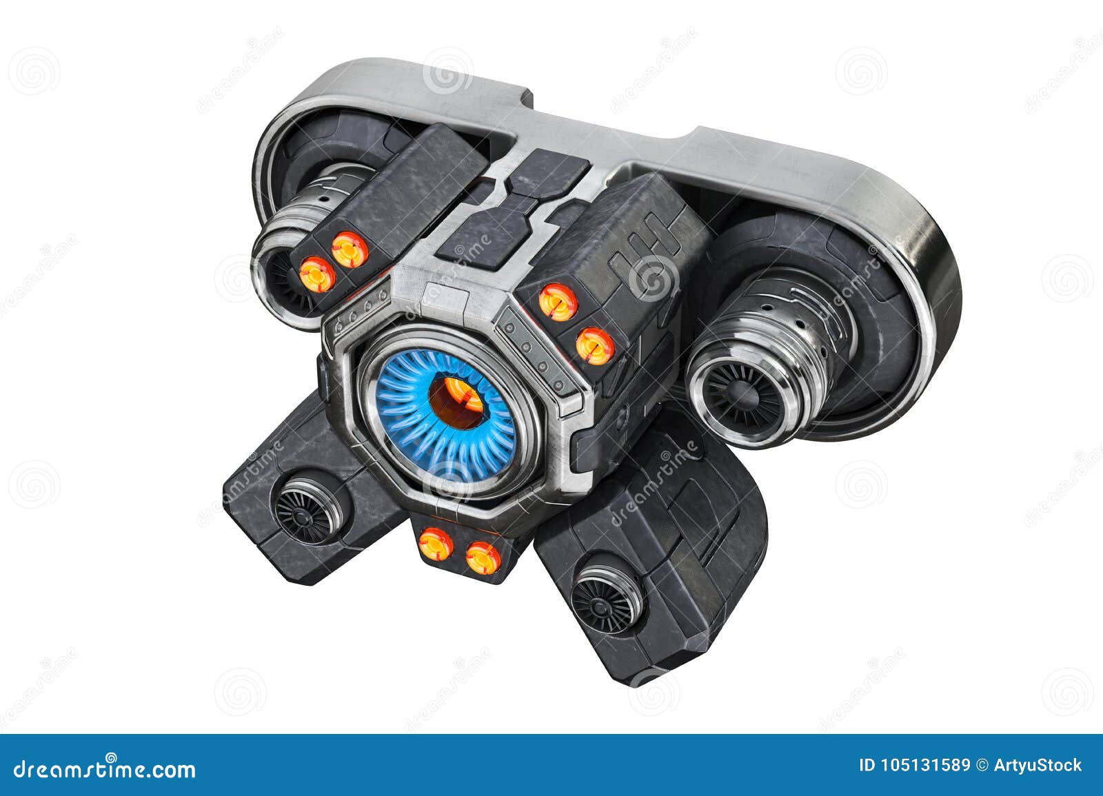 Sci-fi engine turbine stock illustration. Illustration of turbine ...