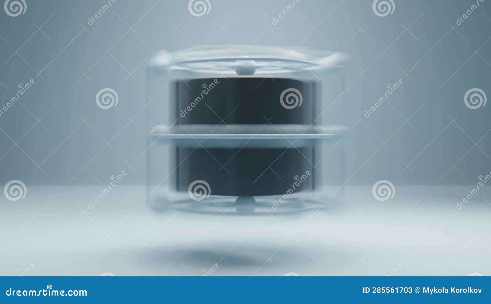 Quantum Processor Core, Representation of a Cube in a Grid of Spheres ...