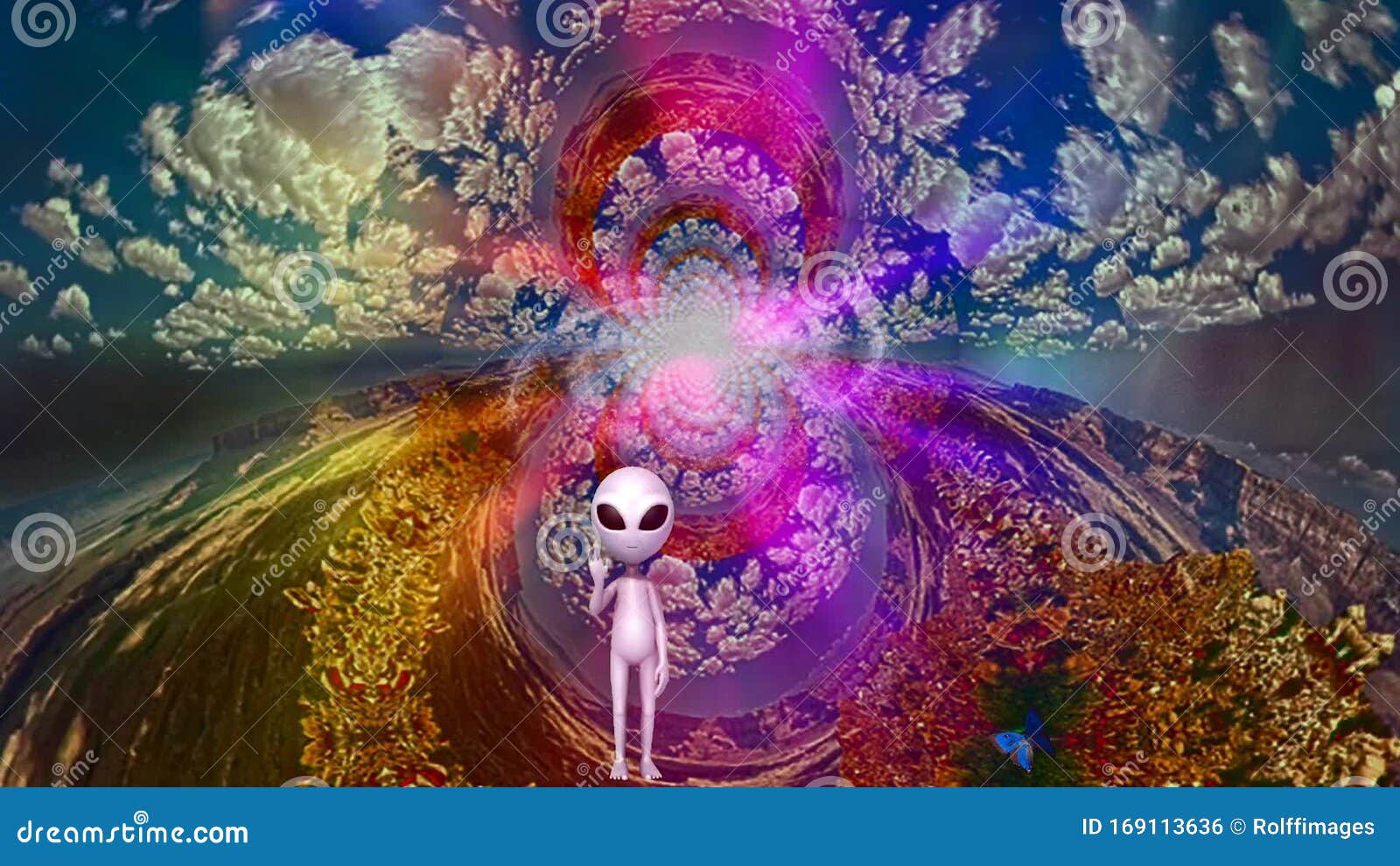 Waving alien stock footage. Video of human, cosmos, dream - 169113636