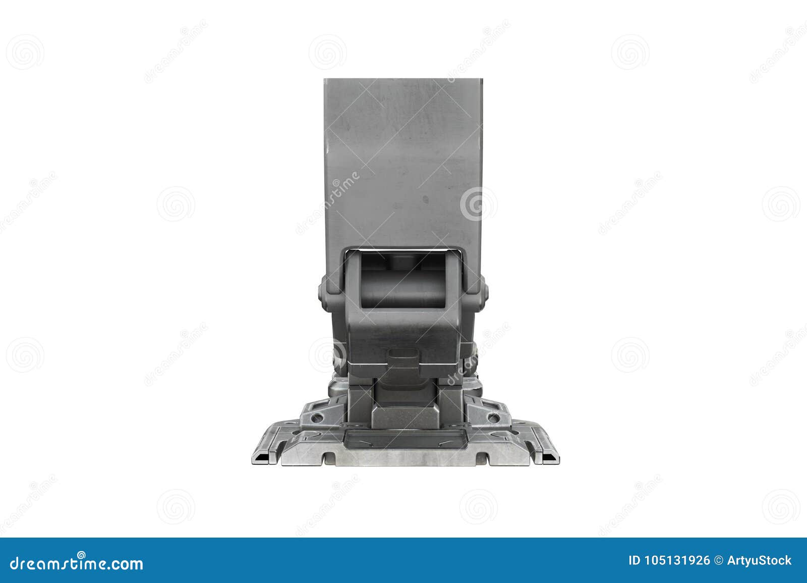 Sci-fi Future Leg, Back View Stock Illustration - Illustration of ...