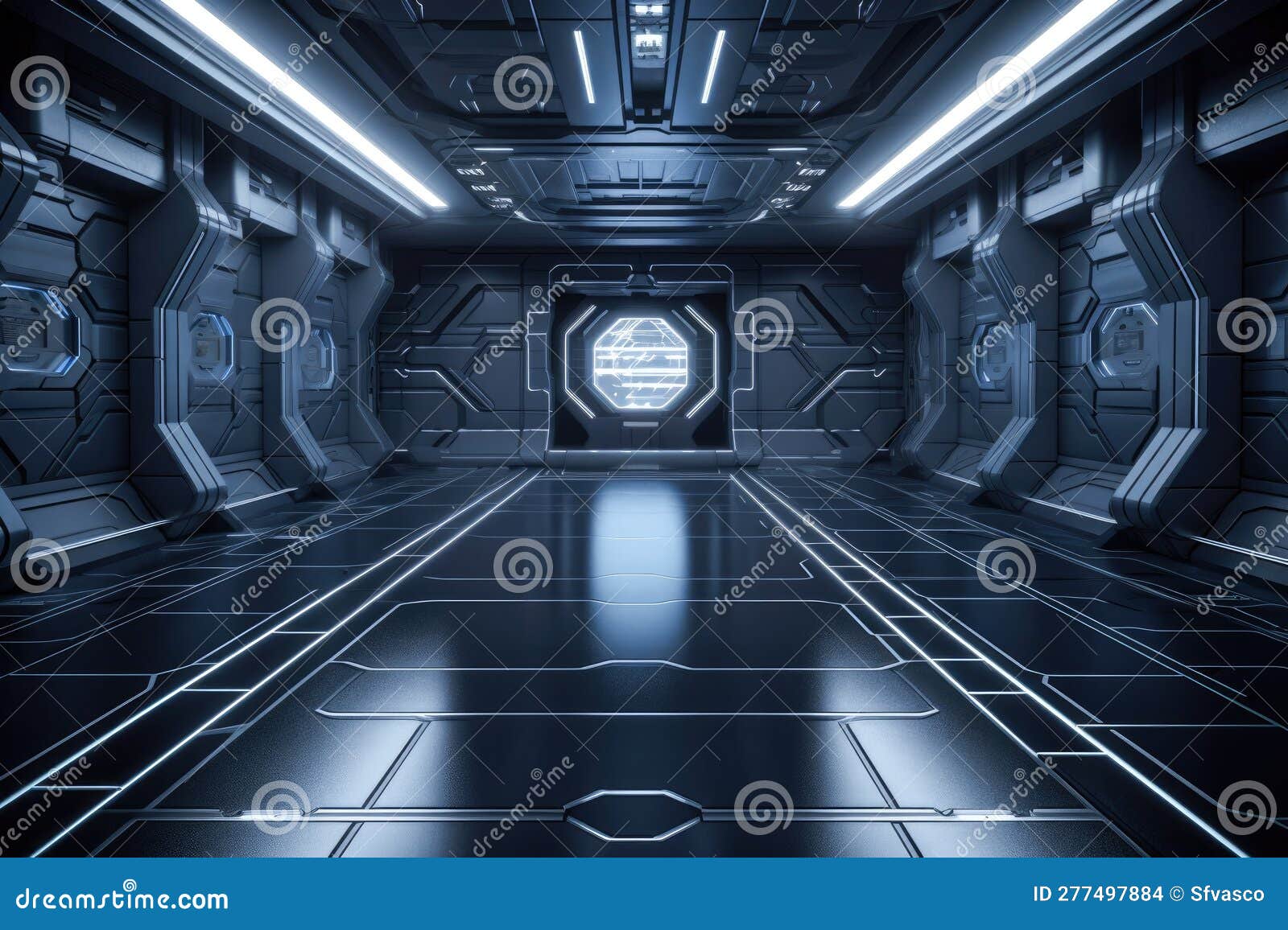 Sci-fi Futuristic Background Wall Spaceship Tunnel with Glowing Neon ... Sci-fi Futuristic Background Wall Spaceship Tunnel with Glowing Neon ...
