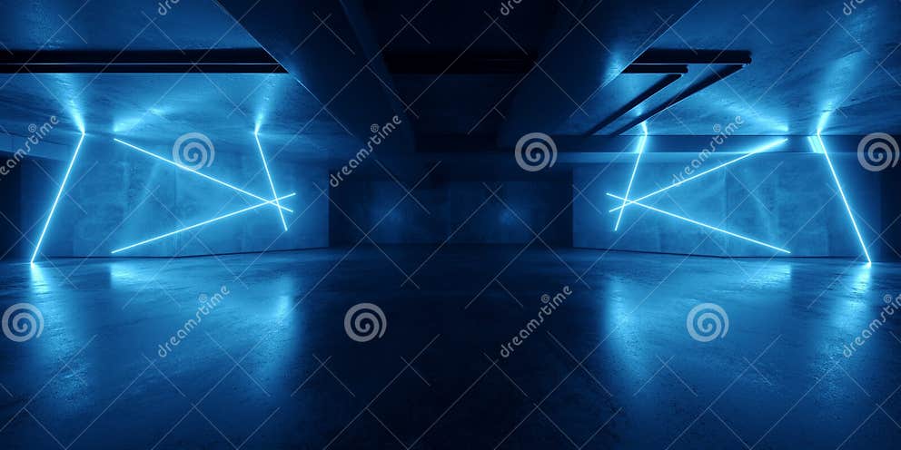 Sci Fi Futuristic Cyber Retro Gaming Showcase Product Garage Grunge