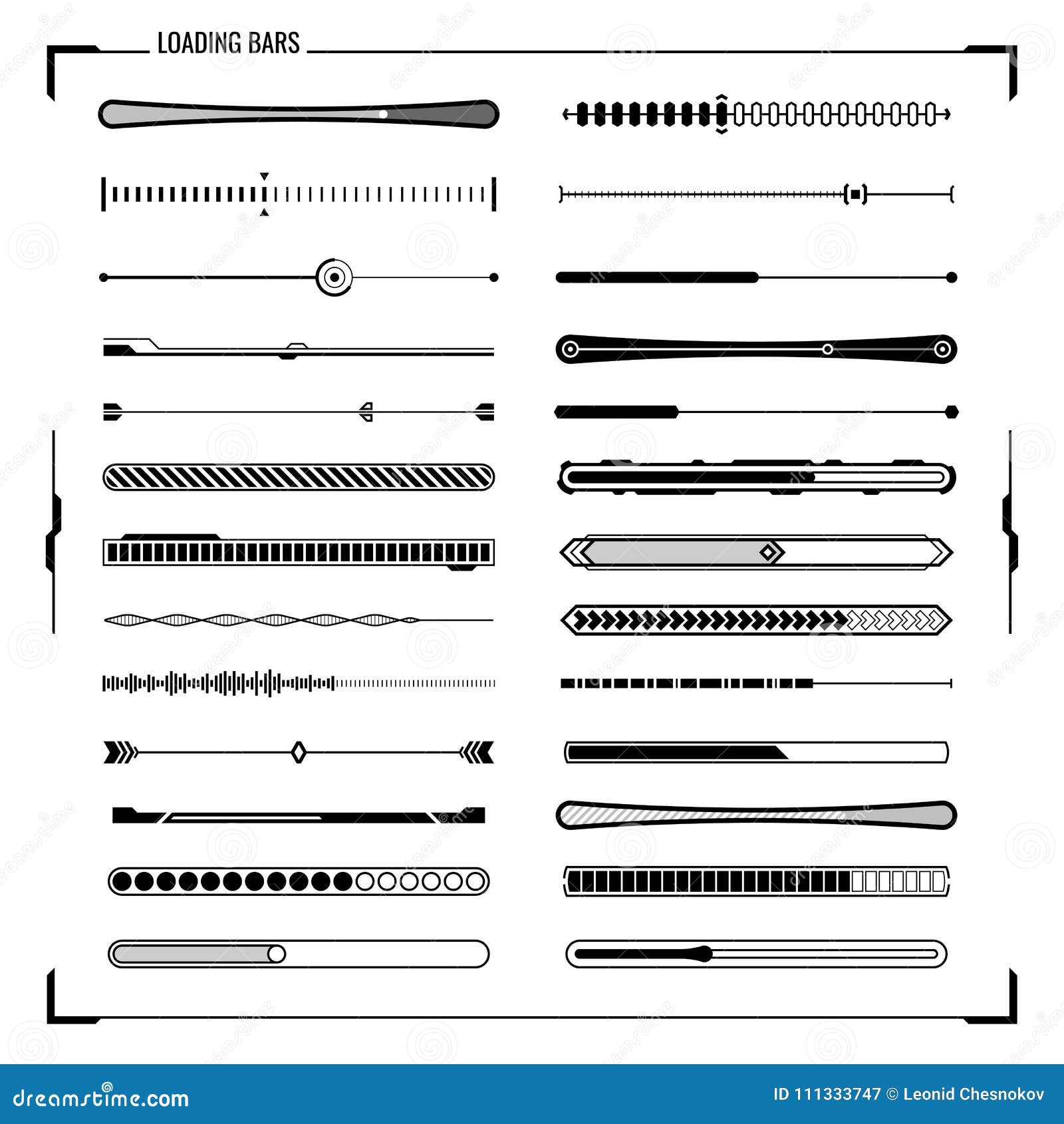 Sci-fi Futuristic Design Loading Bars Set Stock Vector - Illustration ... Sci-fi Futuristic Design Loading Bars Set Stock Vector - Illustration ...