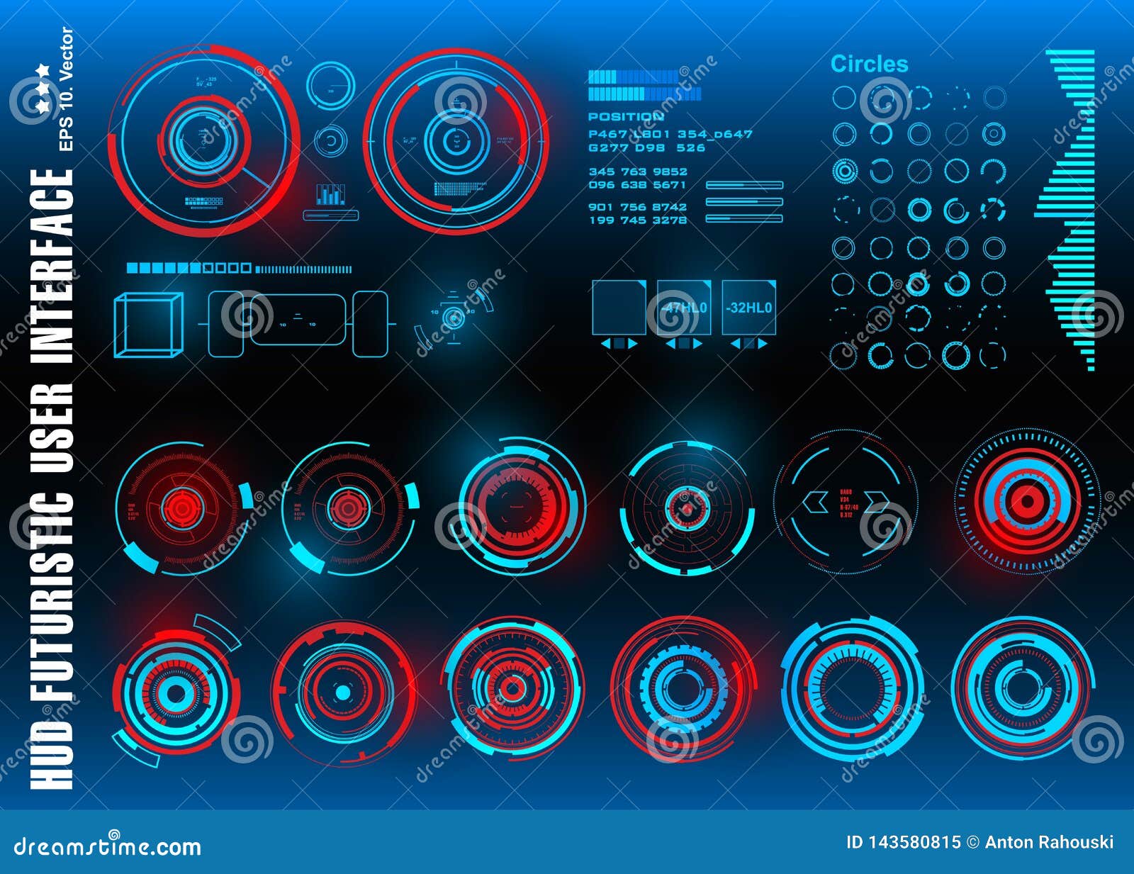 Sci-fi Futuristic Hud Blue Dashboard Display Virtual Reality Technology ... Sci-fi Futuristic Hud Blue Dashboard Display Virtual Reality Technology ...