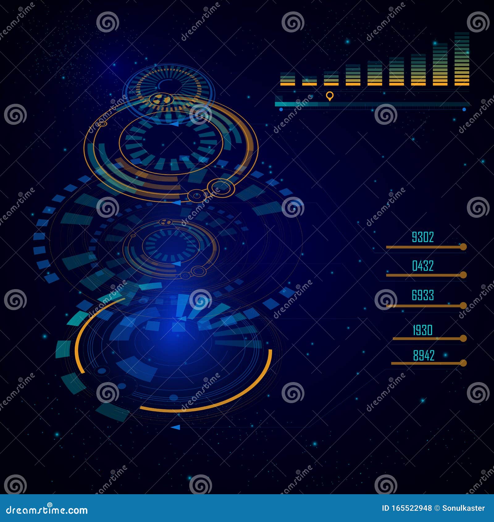 Sci-fi Futuristic User Interface, Virtual Infographics and Space ... Sci-fi Futuristic User Interface, Virtual Infographics and Space ...