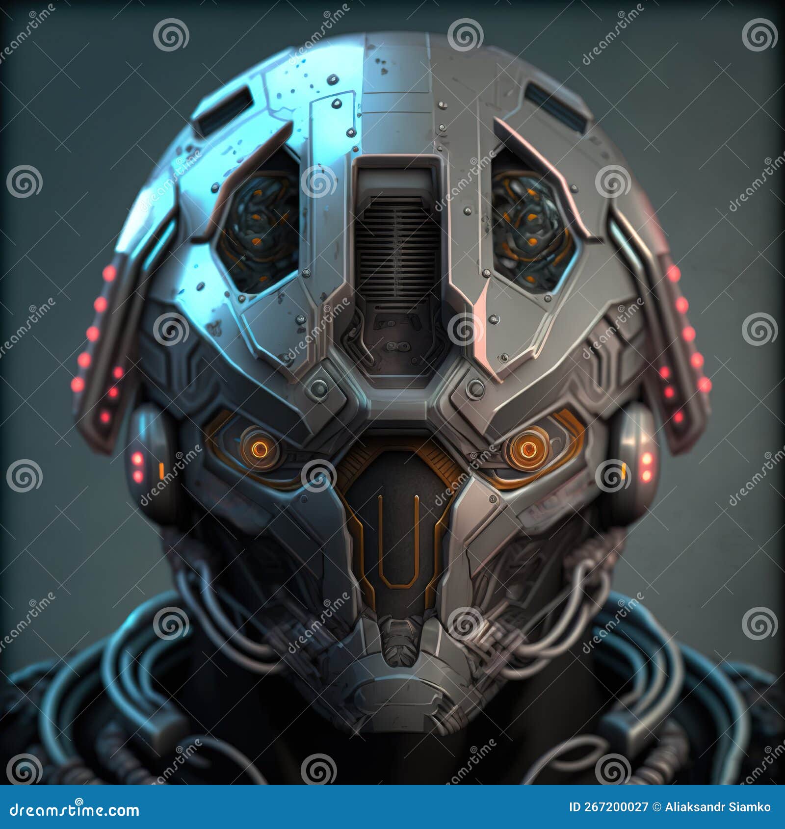 Sci Fi Helmet Concept Art