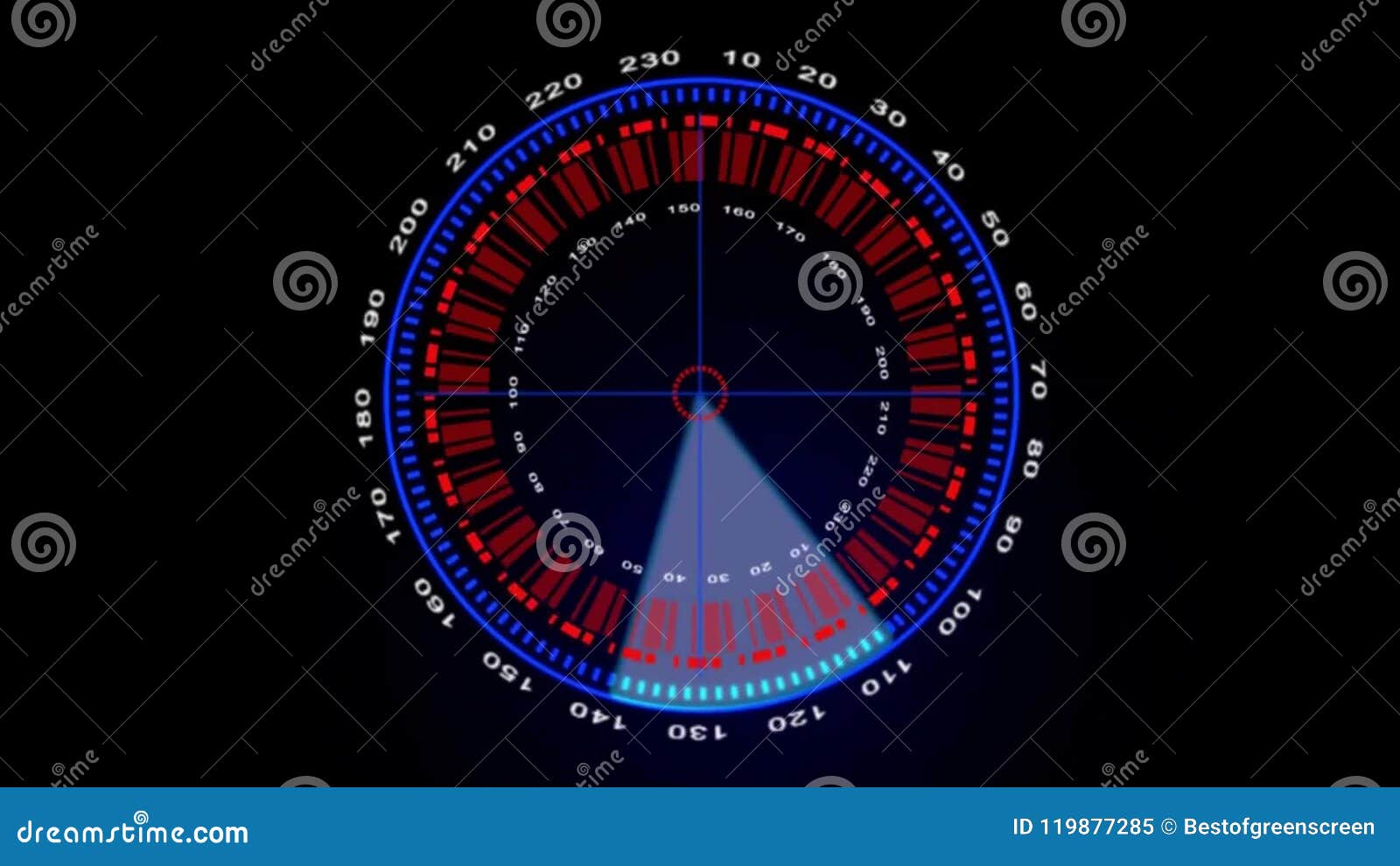 Sci-Fi HUD animation stock video. Video of indicator - 119877285