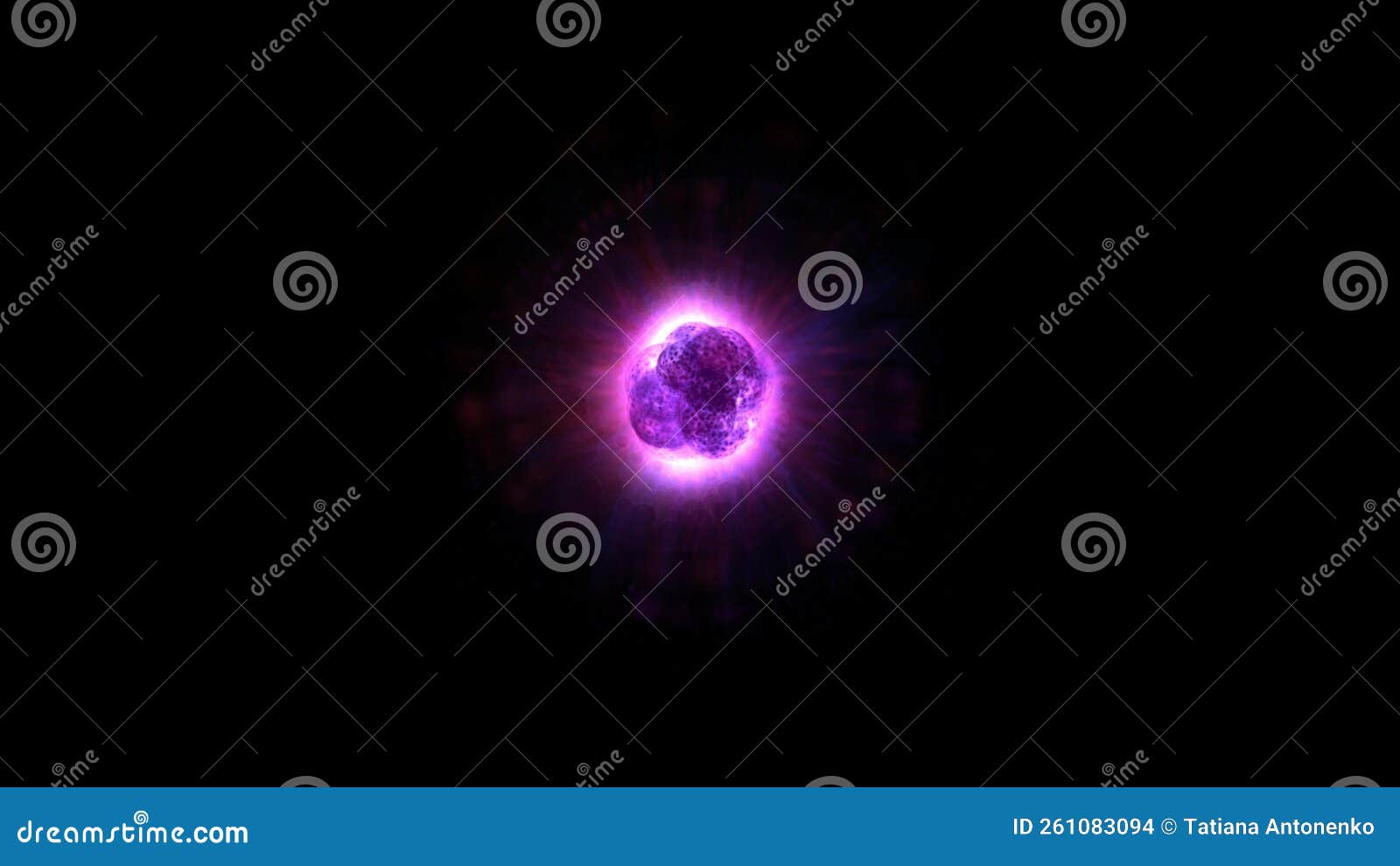 Sci-fi Hud Magic Explosion and Burning Dots and Particles in Circle ...