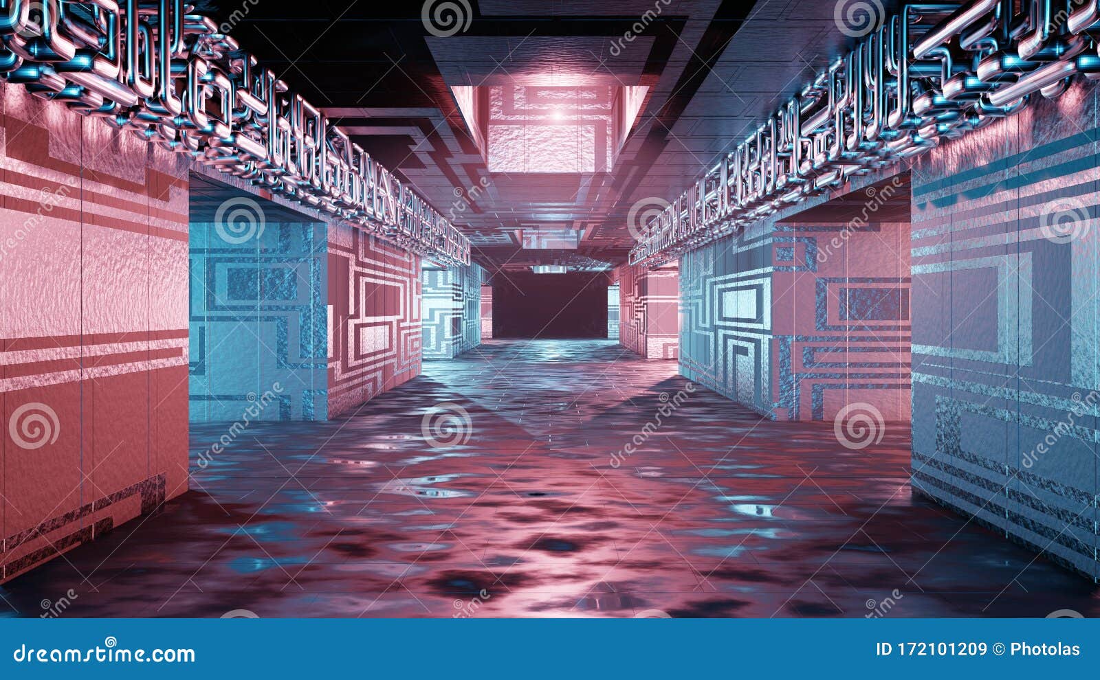 Sci Fi Interior Futuristic Room Corridor Garage Alien Space Ship Pipes ... Sci Fi Interior Futuristic Room Corridor Garage Alien Space Ship Pipes ...