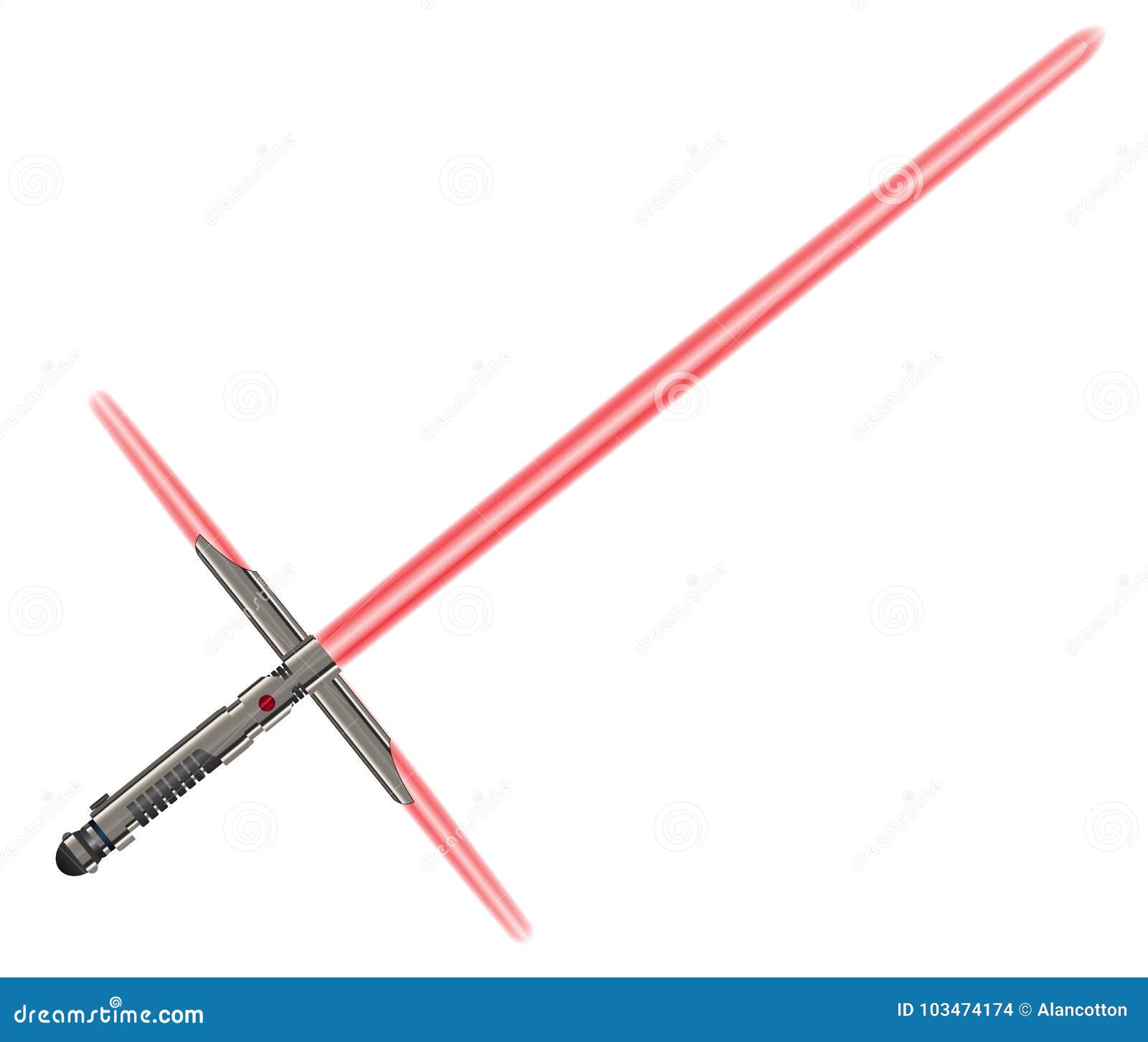 Red Lightsaber Blade