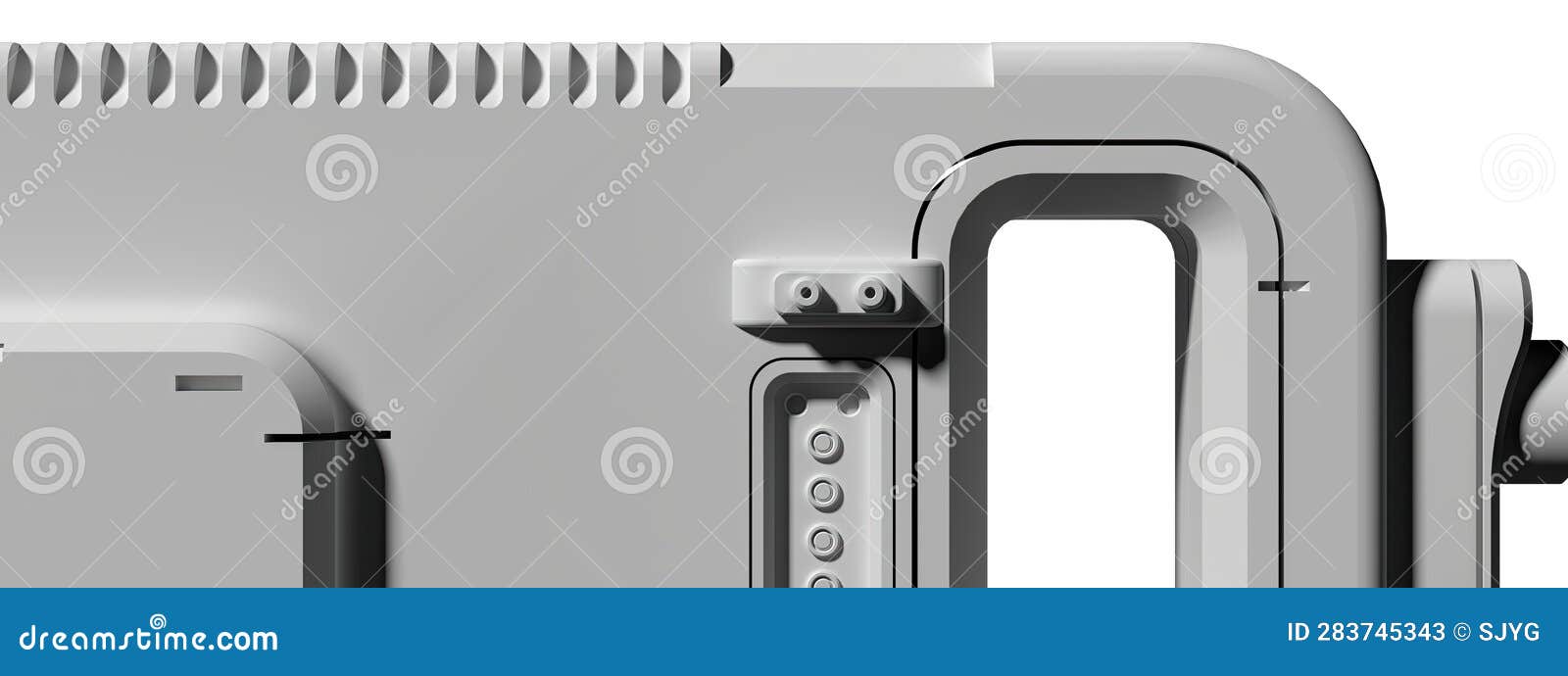 Sci-fi Objects Structures that Color the Landscape of the Future Gray ...