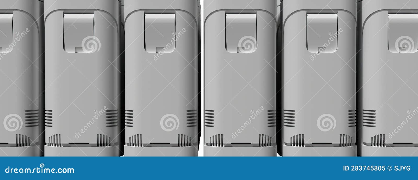 Sci-fi Objects Structures with Novel Shapes Gray Abstract, Elegant and ...