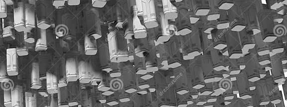 Sci-fi Objects Structures that Protect the Future Environment Gray ...