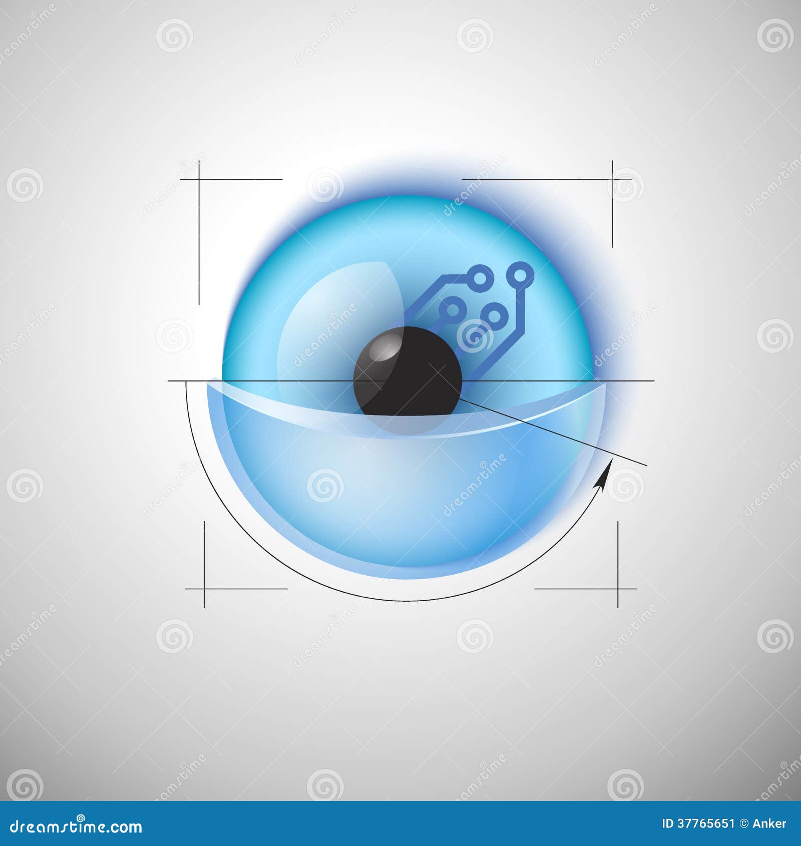 Sci-fi sign template. stock vector. Illustration of network - 37765651