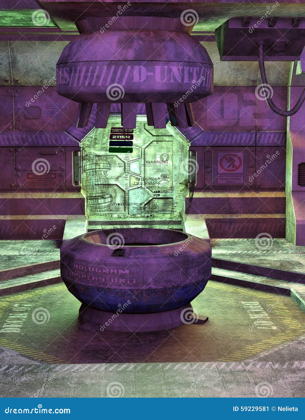 Sci-Fi Space Console Royalty-Free Stock Photography | CartoonDealer.com ...