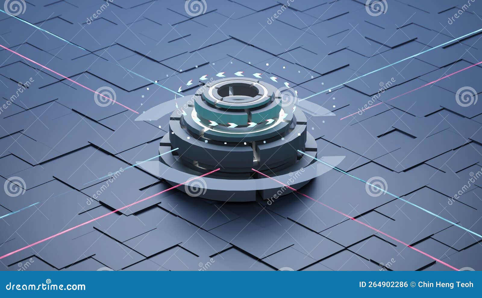 SCI-FI Technology Robotic Quantum Computing Processor Concept for ...