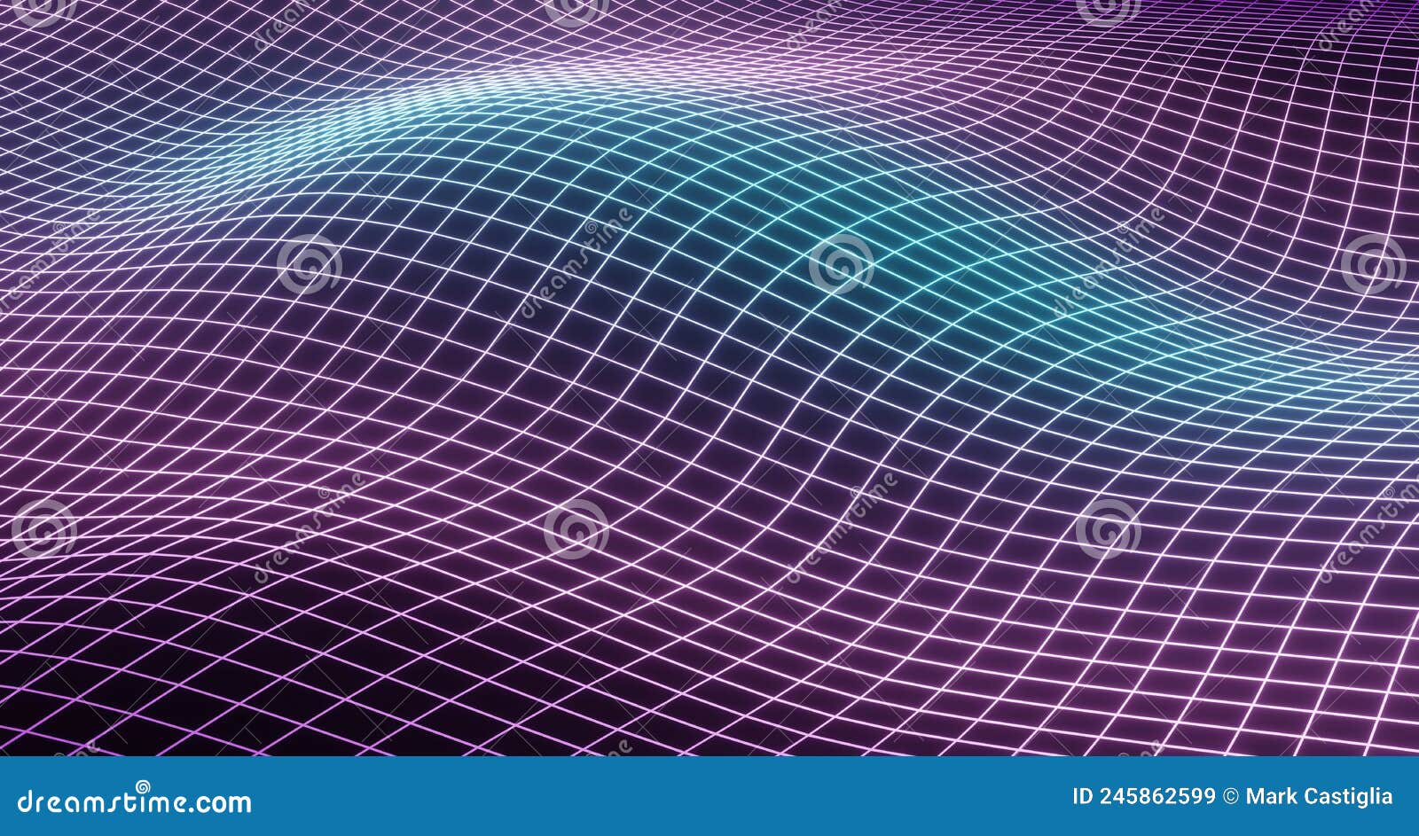 Sci-fi Themed Abstract Background Featuring Glowing Violet and Teal ...