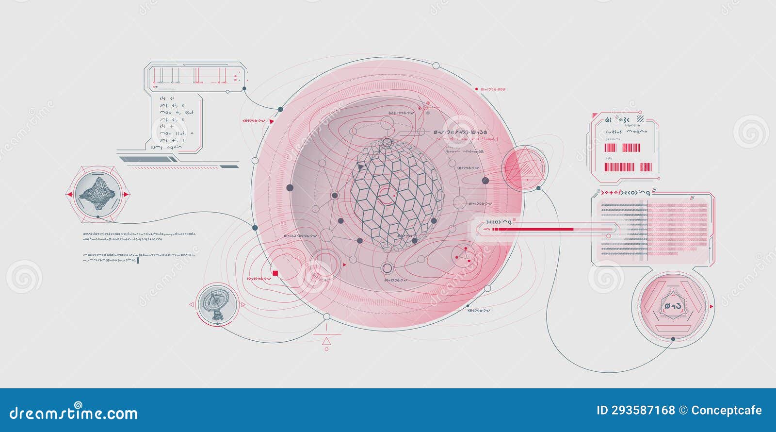 Exploration Interface by Sci-fi Infographics. Stock Vector ...