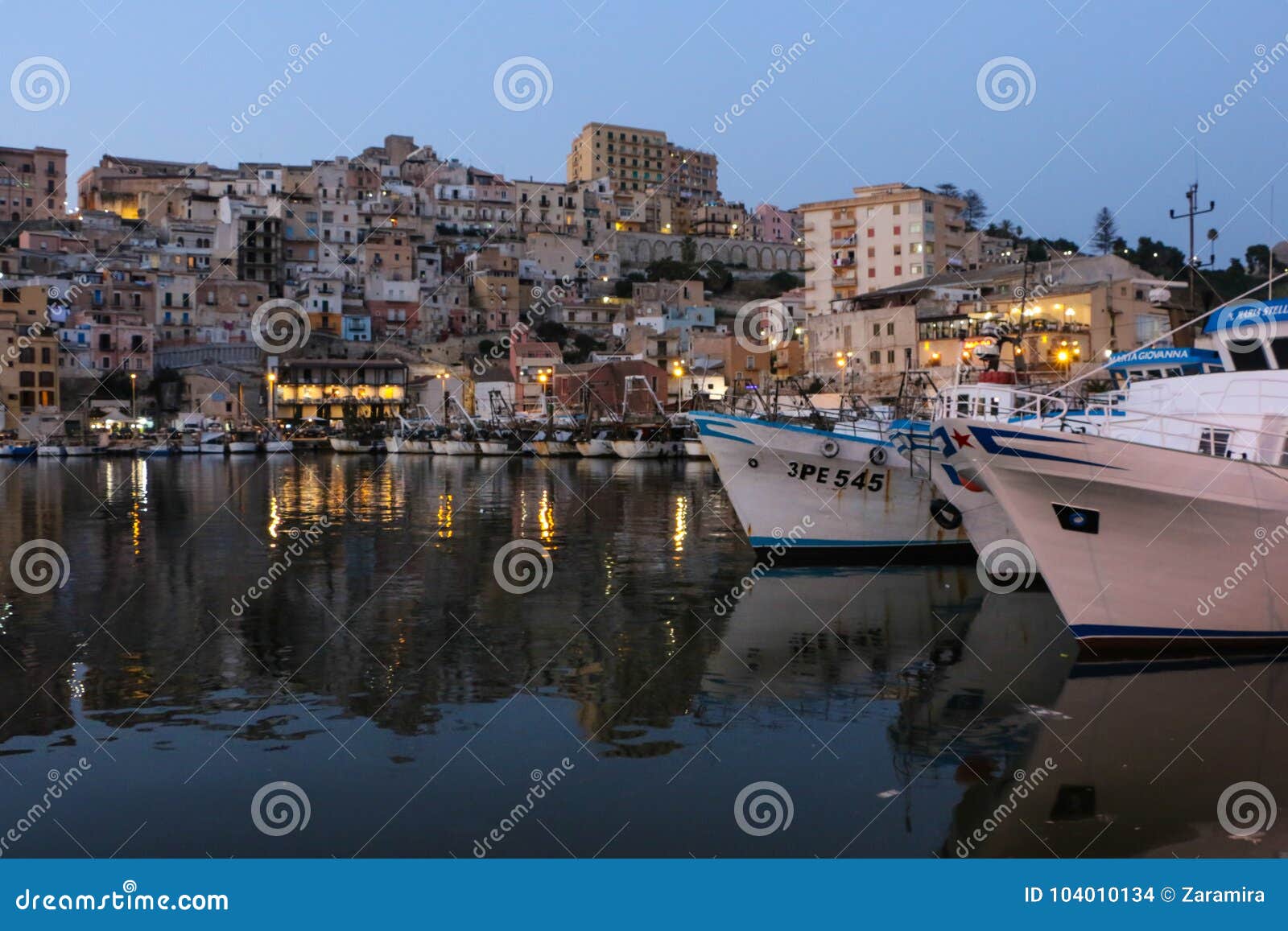 Sciacca imagem de stock editorial. Imagem de casas, pescadores - 104010134