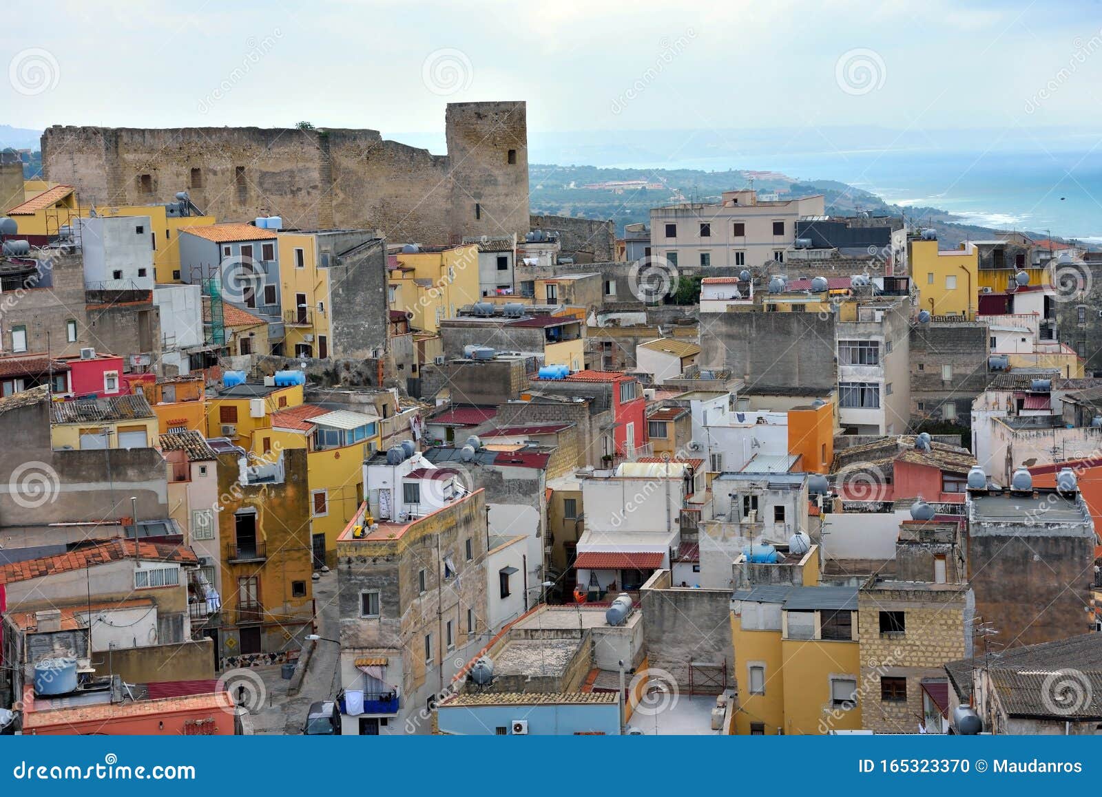 Sciacca sicily italy stock photo. Image of building - 165323370
