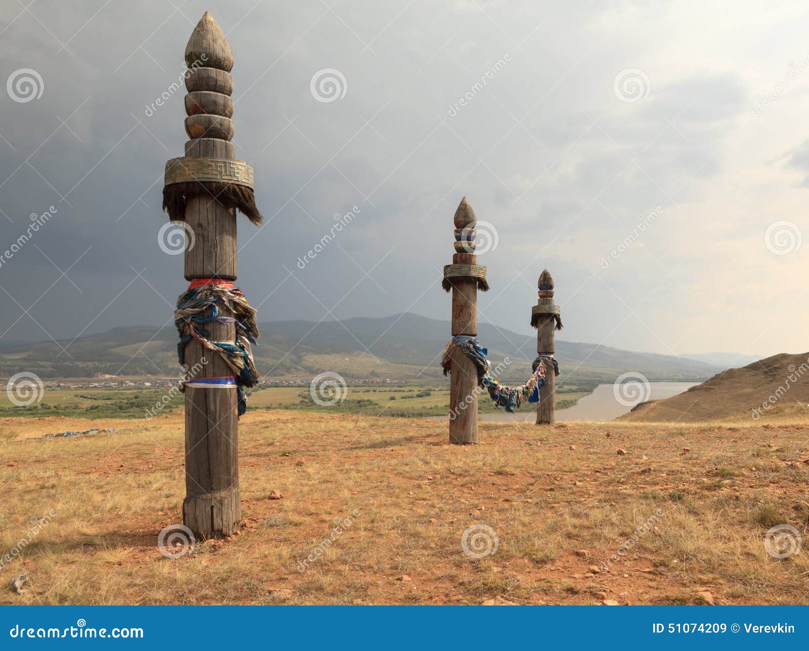 Sciamani Religiosi Dei Posti Della Buriazia Immagine Stock - Immagine ...