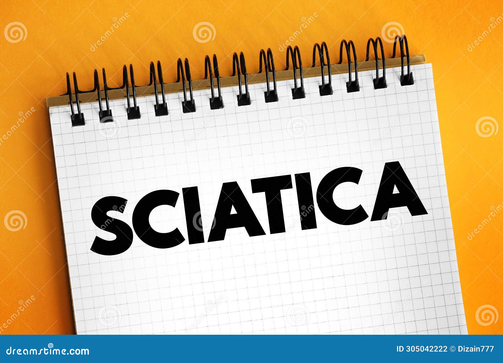 Sciatica - Pain, Weakness, Numbness, or Tingling in the Leg, Text ...