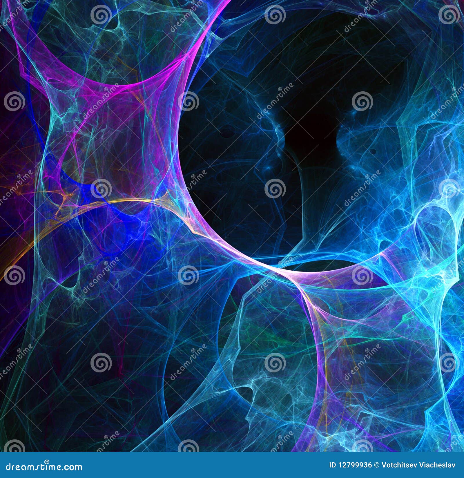 Science Abstract Background Stock Illustration - Illustration of cell ...