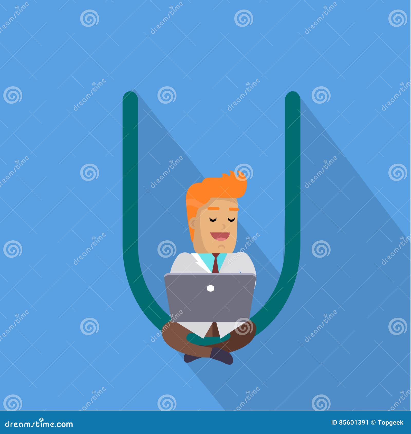 Science Alphabet Concept In Flat Design Cartoon Vector | CartoonDealer ...