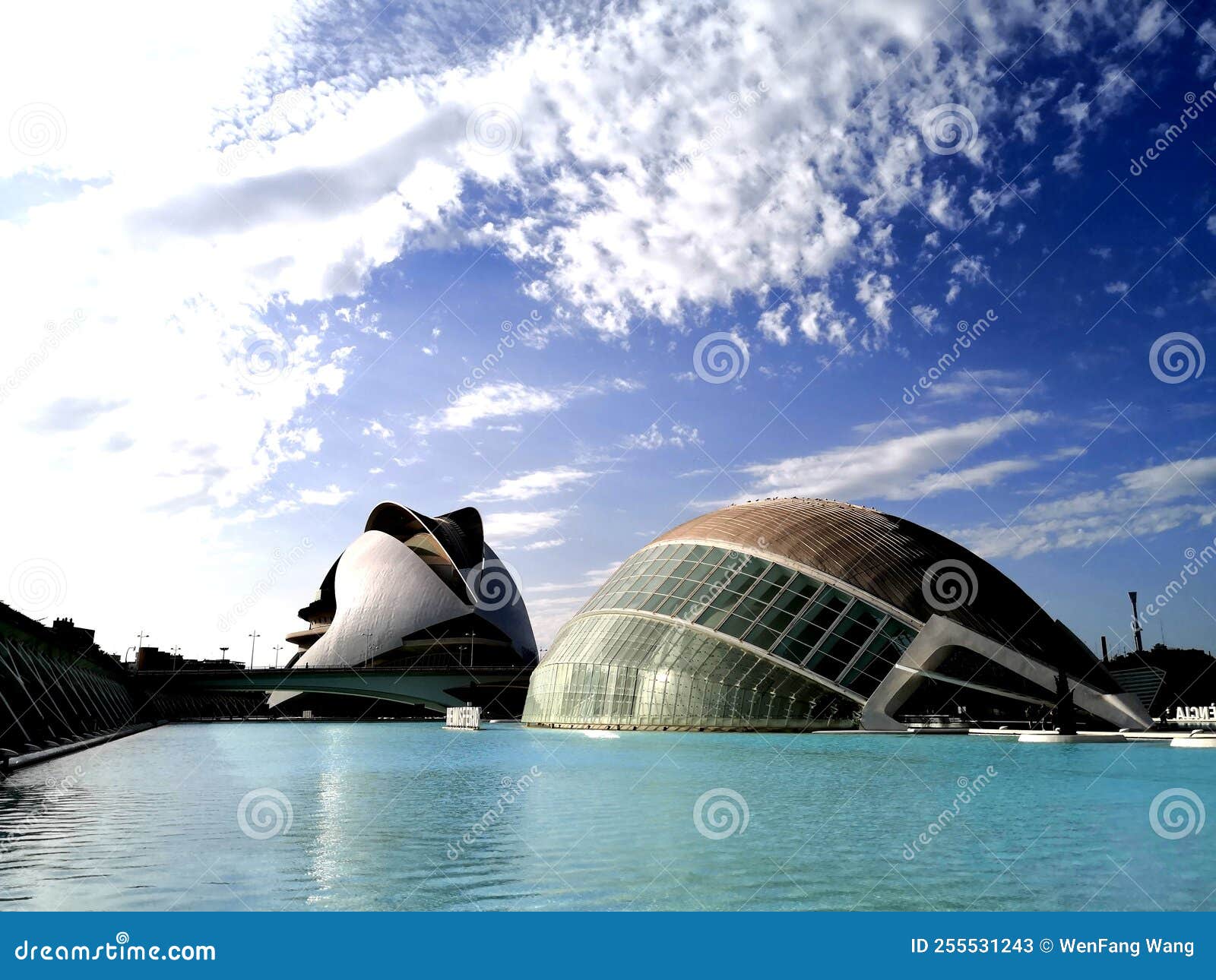 Science and Art Museum editorial stock photo. Image of valencia - 255531243