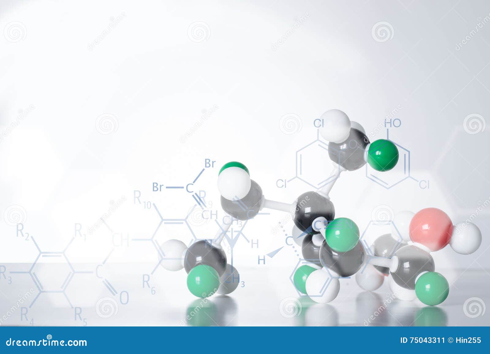 Science Atom Dna Molecule Structure Stock Image - Image of link ...