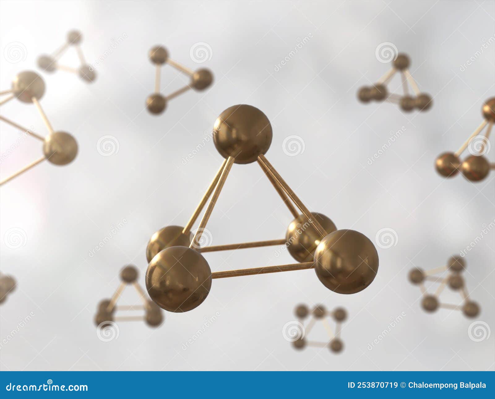 Science Atom Moleculaire Dna Modelstructuur Stock Illustratie ...