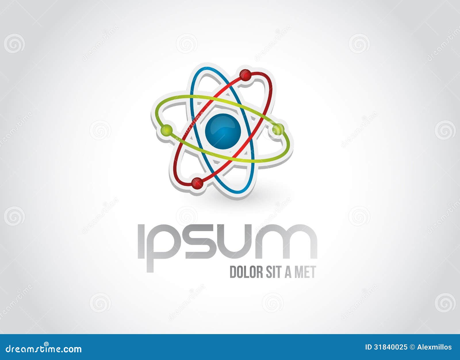 Science Atom Symbol Diagram Illustration Royalty-Free Cartoon ...