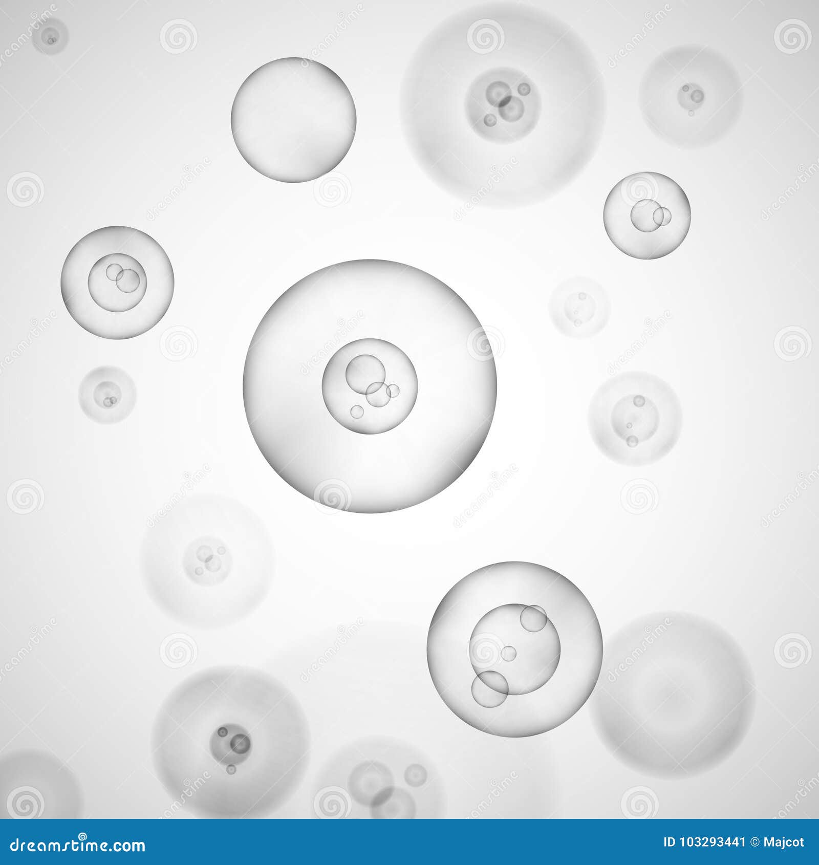 Science Background with Cells Stock Vector - Illustration of ...