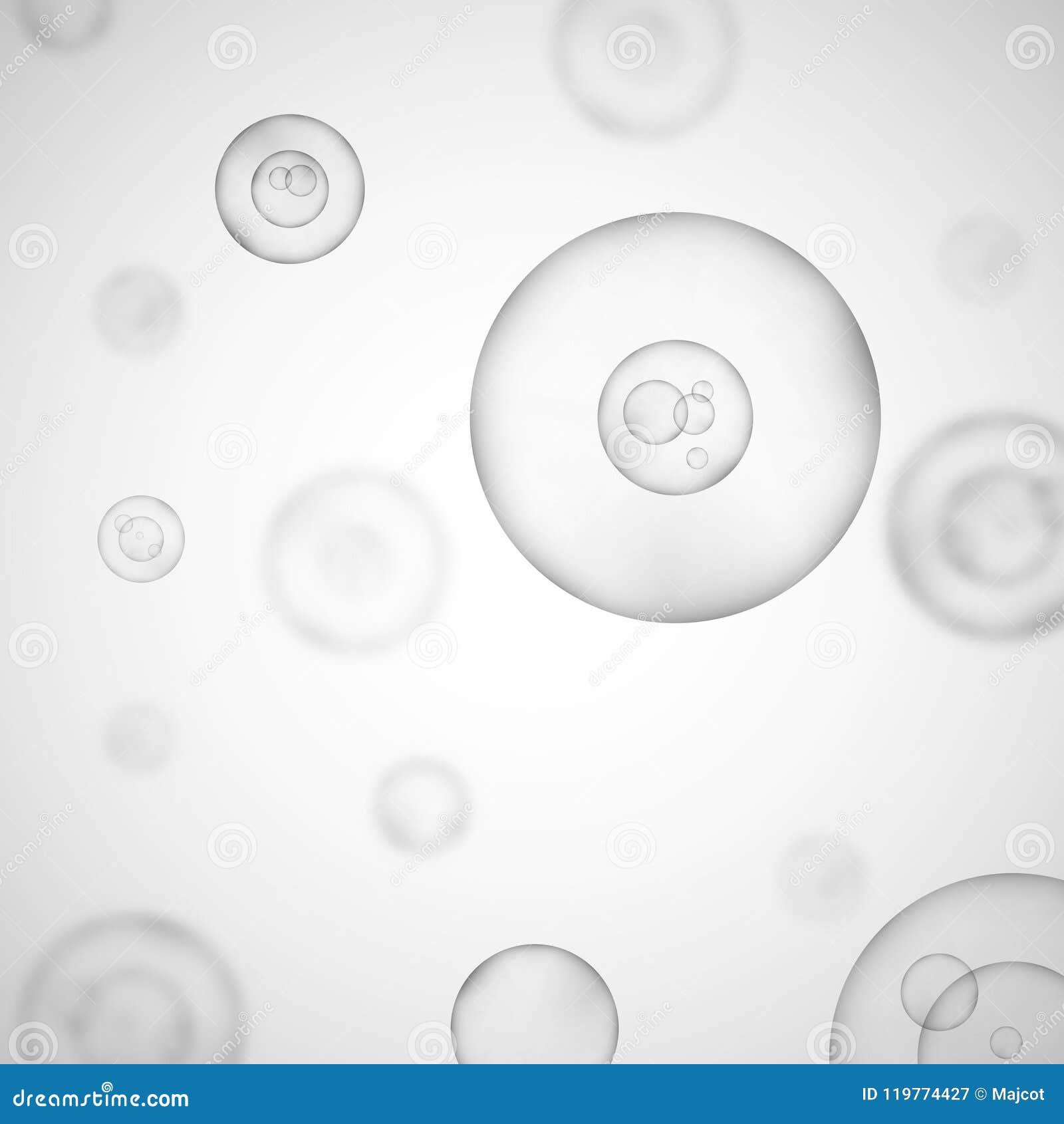 Science Background with Cells Stock Vector - Illustration of bacteria ...