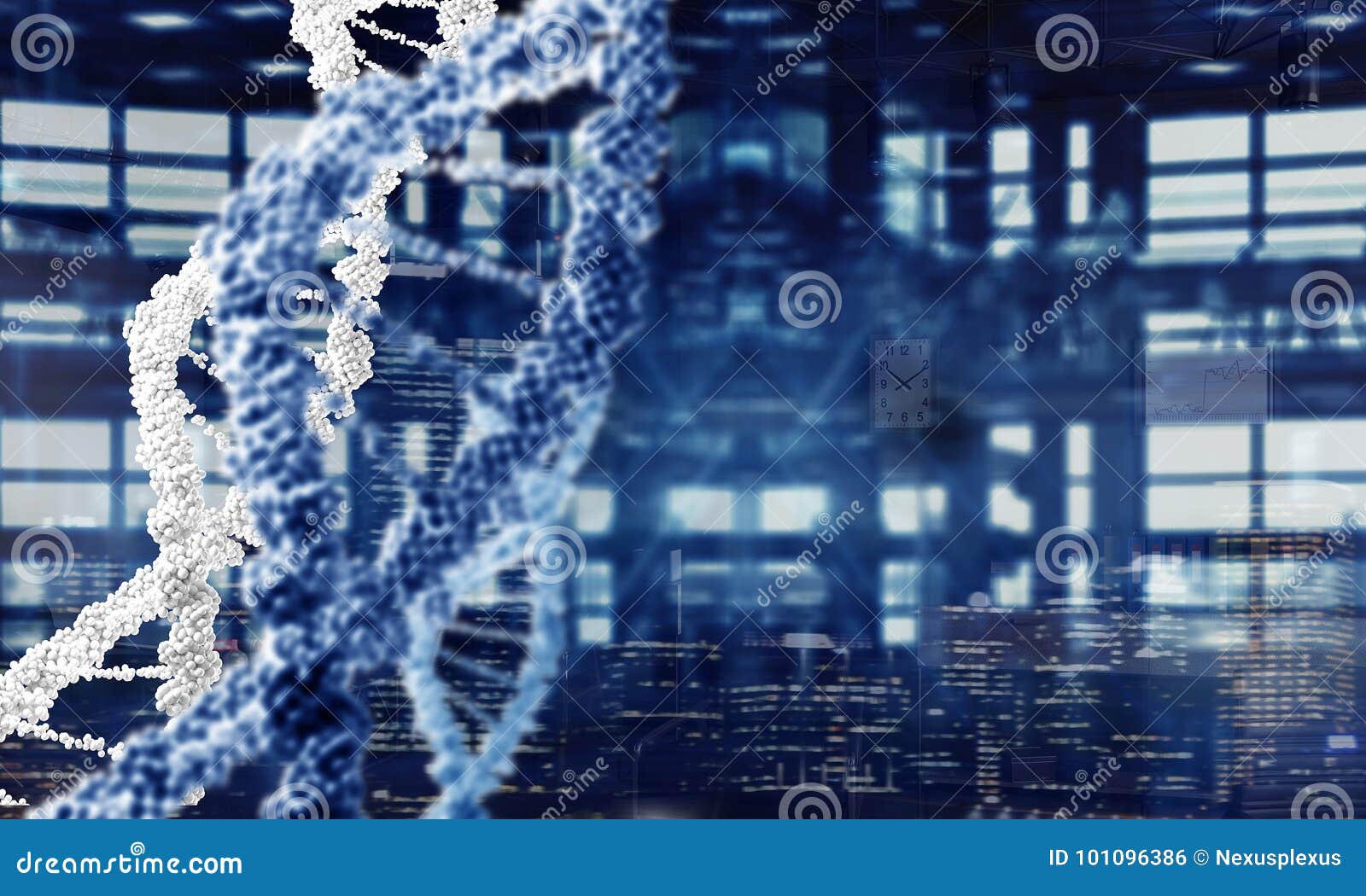 Biotechnology Conceptual Background Stock Illustration - Illustration ...