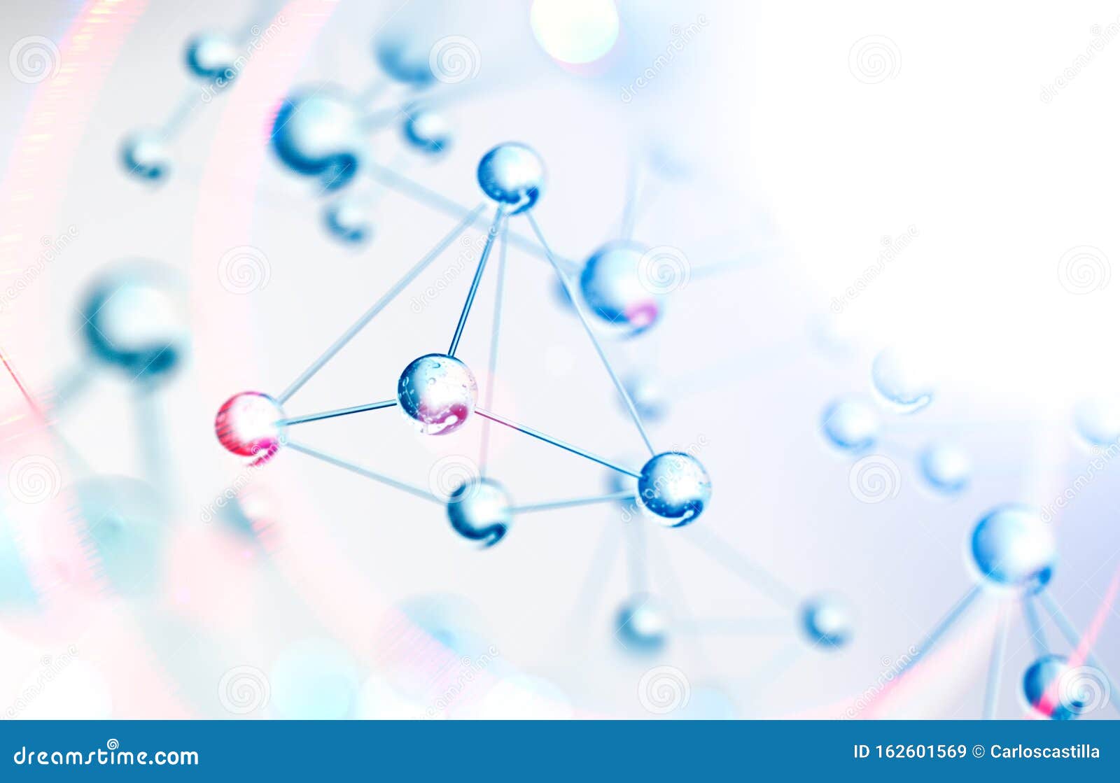 Science Background.3d Rendering Stock Illustration - Illustration of ...