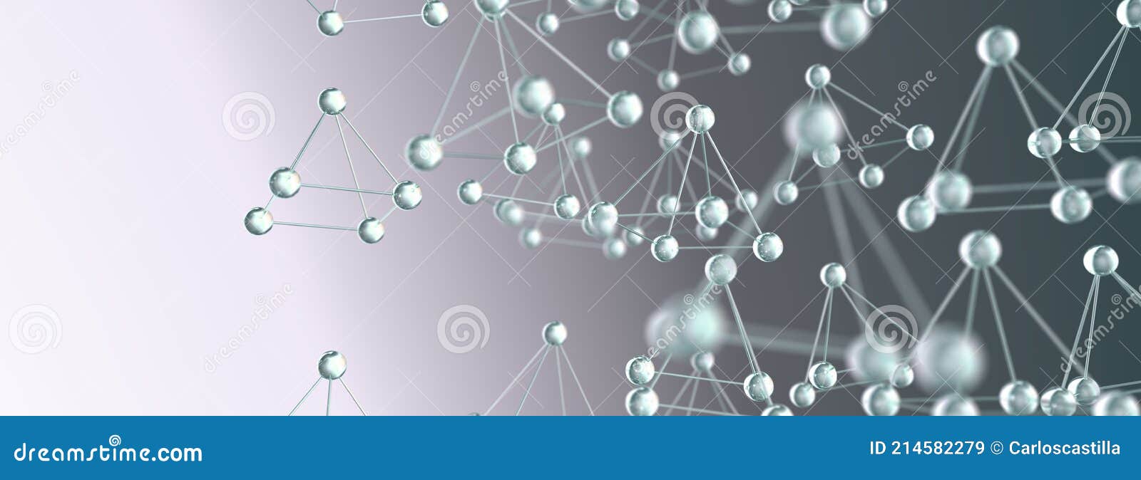 Biochemistry Background Concept With High Tech Dna Molecule Royalty ...