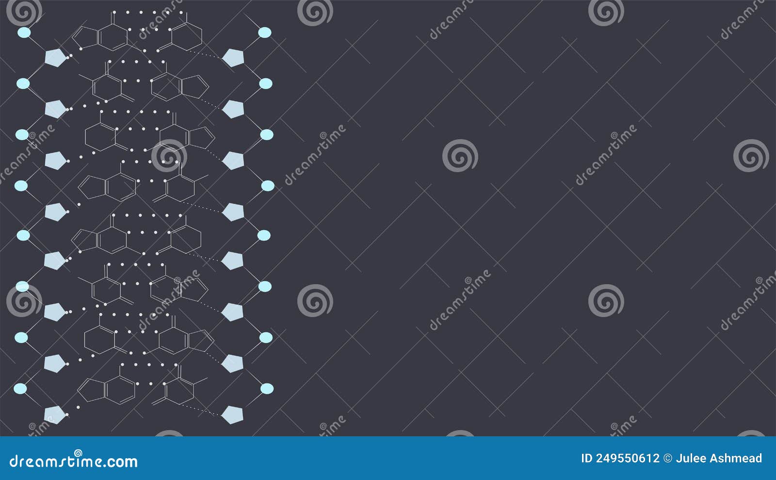 Science Background Depicting the Structure of DNA Stock Vector ...