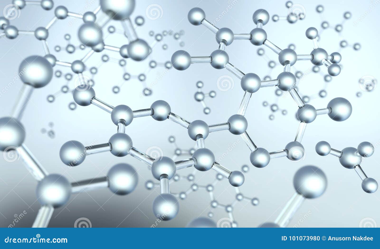 Science Background with Molecule and Atom Stock Illustration ...