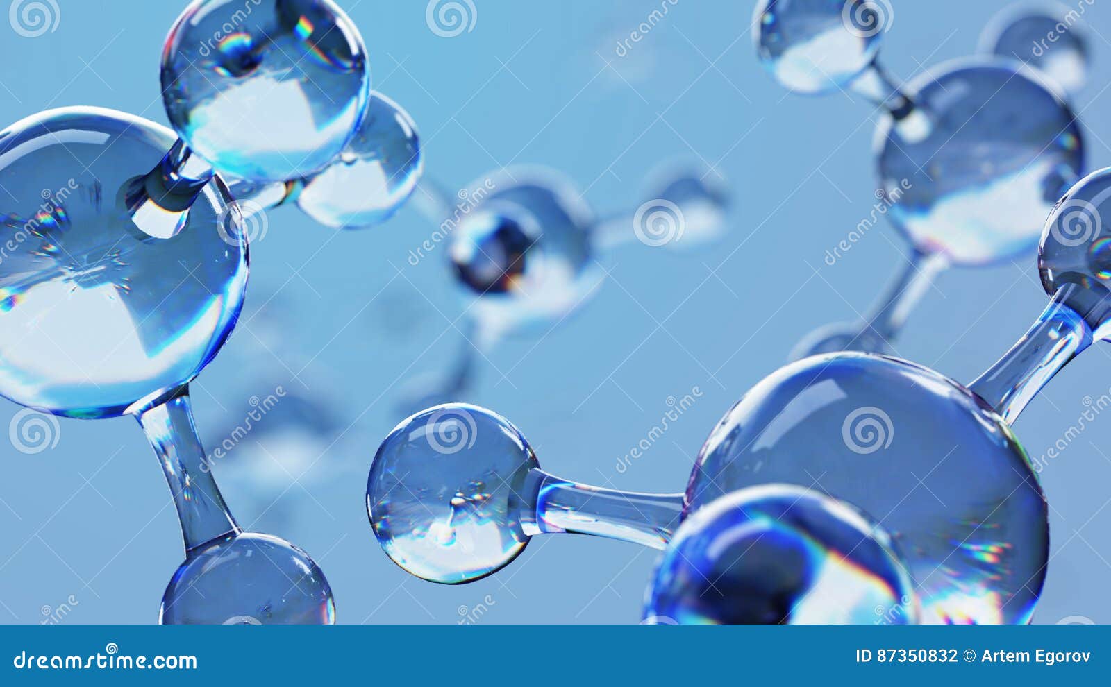 Science Background with Molecules and Atoms Stock Illustration ...