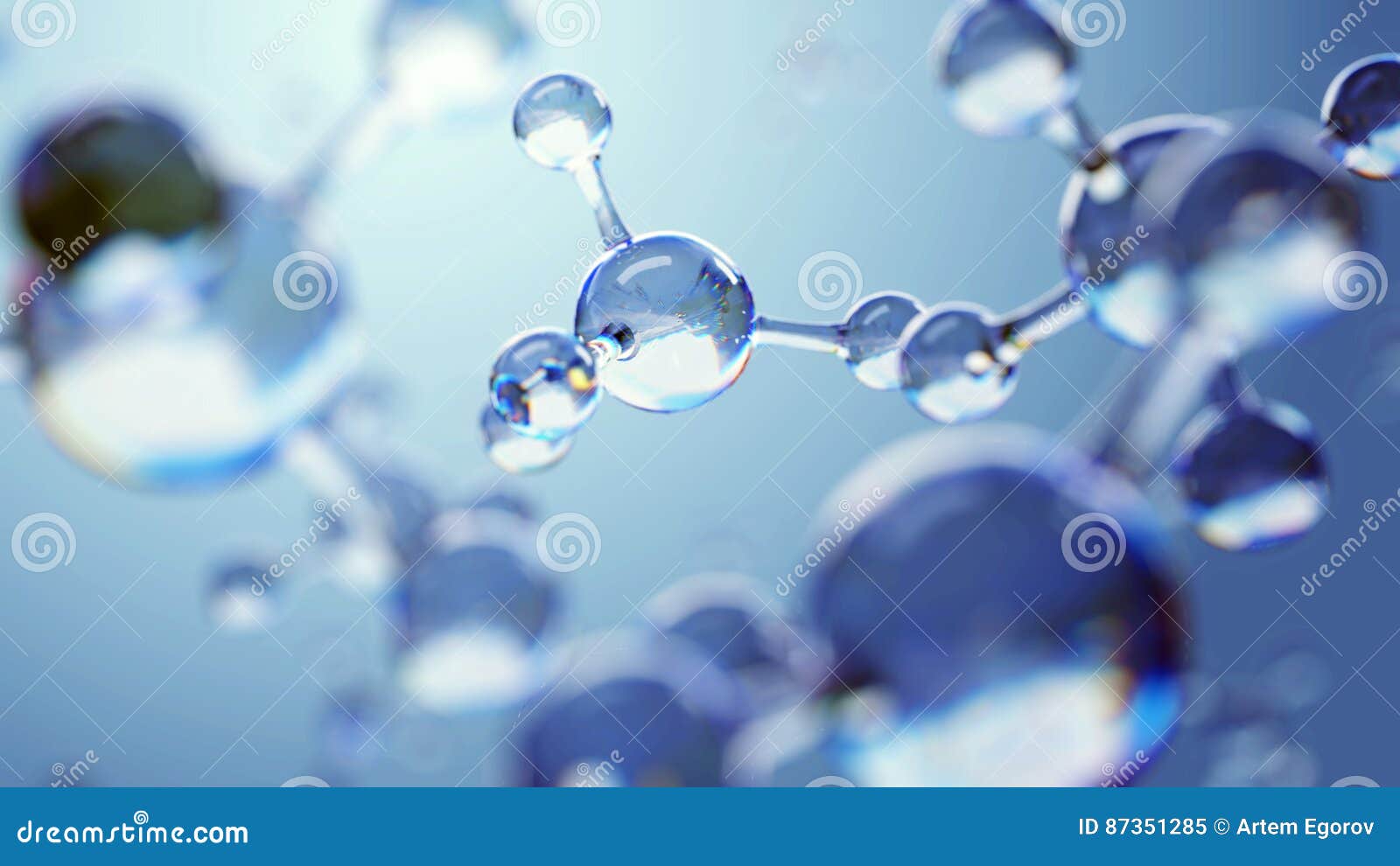Science Background with Molecules and Atoms Stock Illustration ...