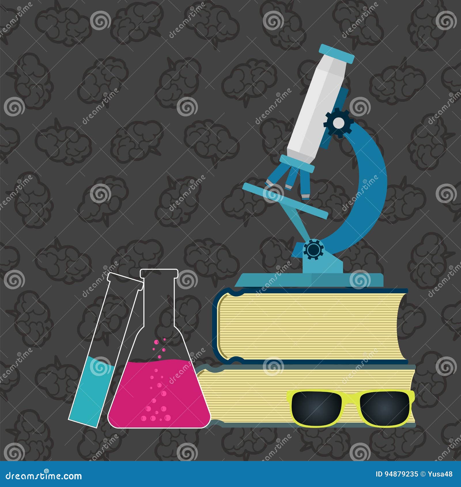 Science Background with Place for Your Text. Science Concept. Vector ...