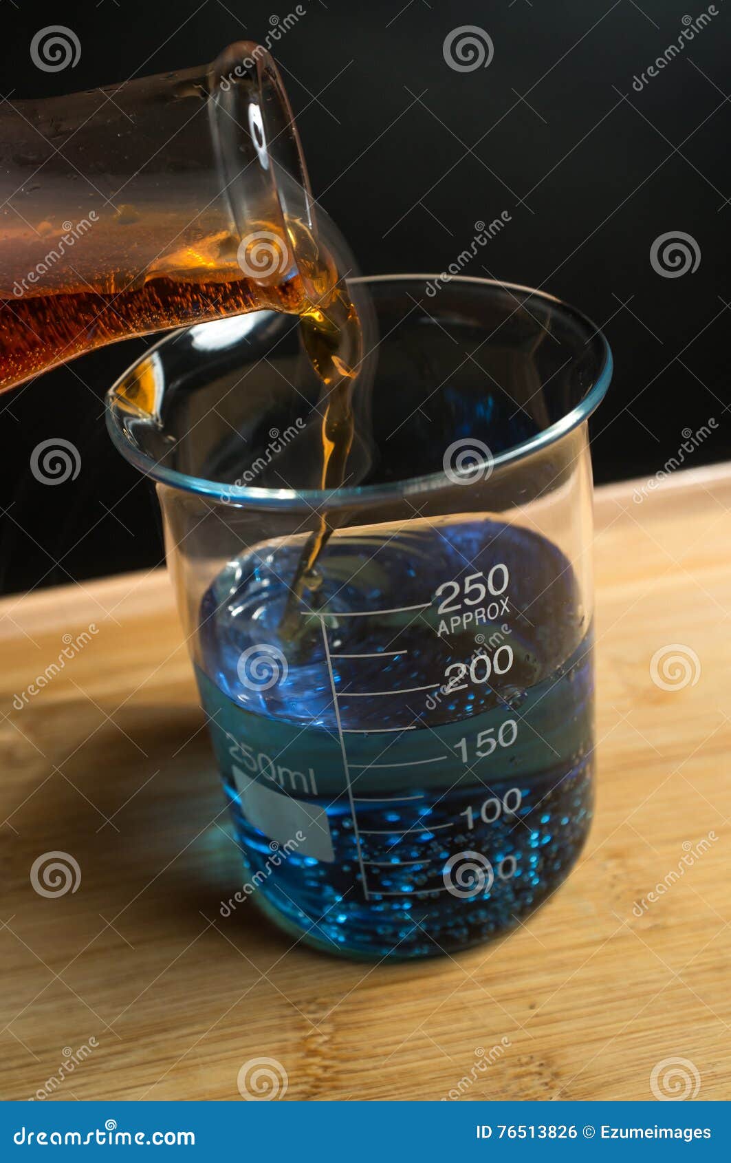 Science Beaker Experiment stock photo. Image of scientific - 76513826