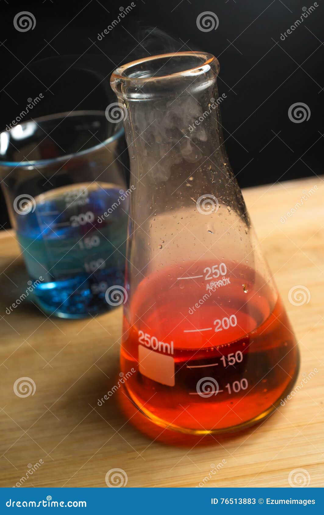 Science Beaker Experiment stock image. Image of clear - 76513883